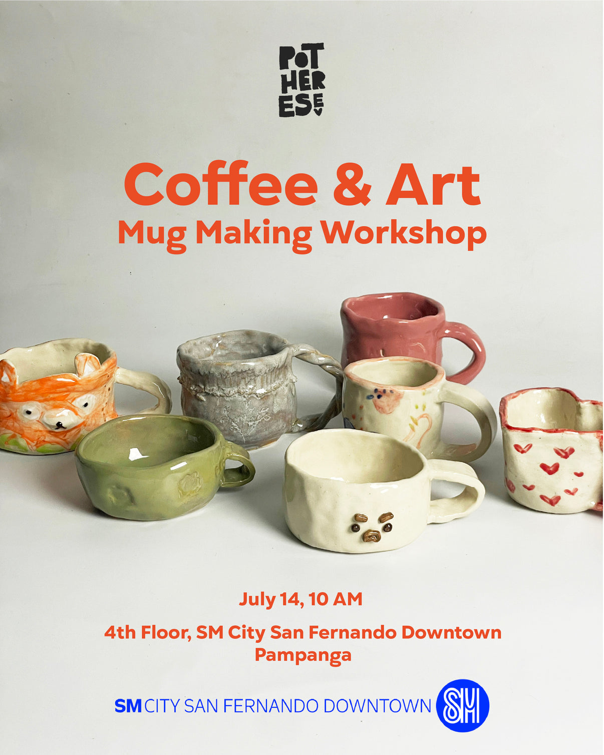Coffee & Art: Mug Making Workshop at SM City San Fernando Downtown – Potherese